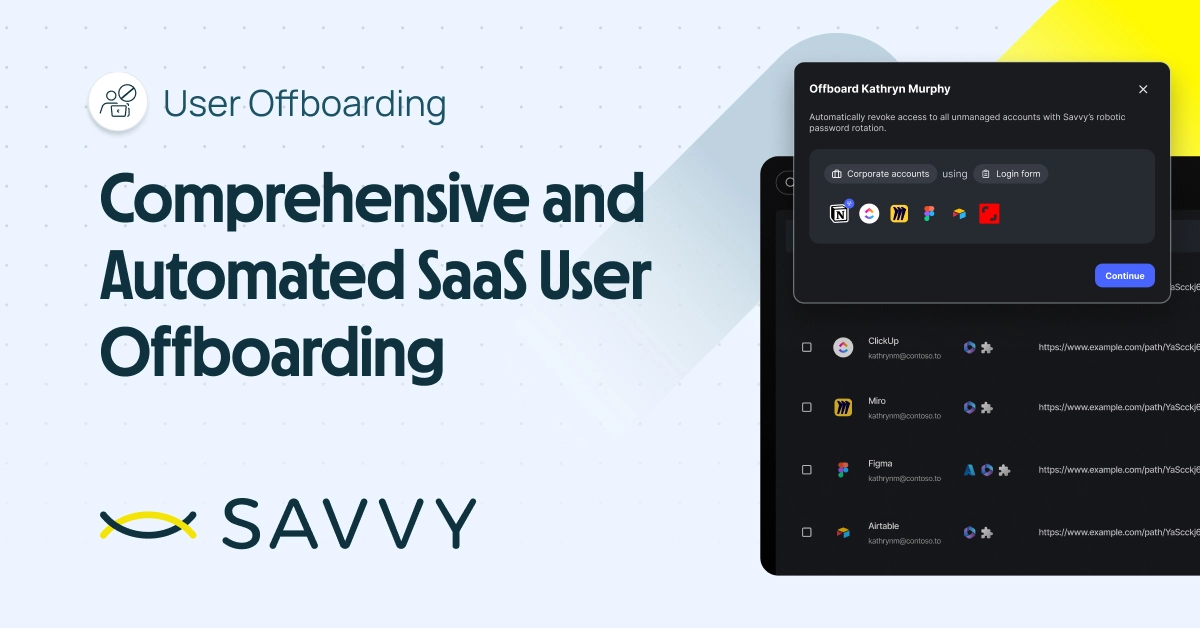 Automated SaaS User Offboarding Solution